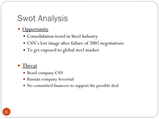 Presentation on tata corus | PPT