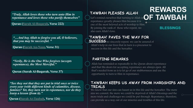Repentance (Tawbah) | PPTX