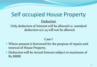 Taxation House Property | PPTX