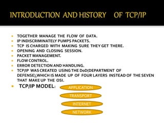 Presentation on TCP/IP | PPT