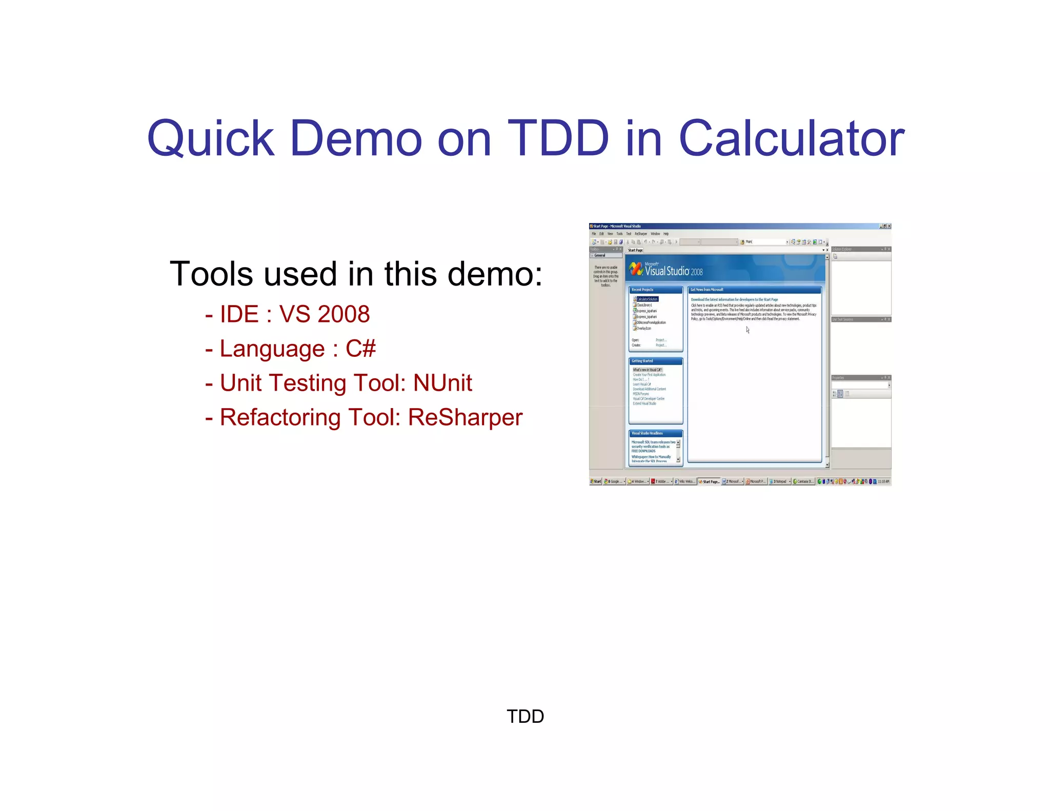 Overview On Tdd Test Driven Development And Atdd Acceptance Test