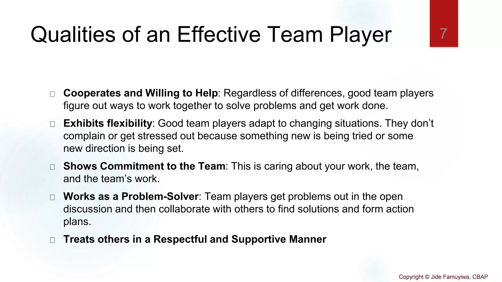 Team Development Session | PPTX