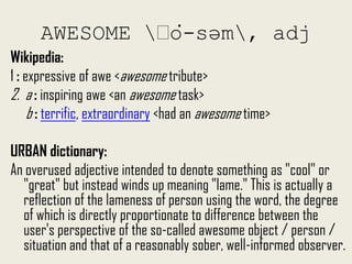 Challenge accepted: how to create an awesome team and grow it | PPTX