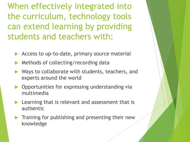 Integrating Technology in the Classroom | PPTX
