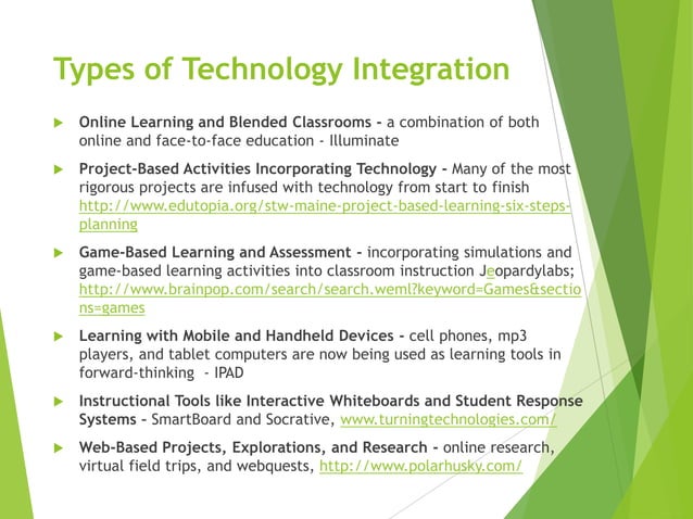 Integrating Technology in the Classroom | PPTX