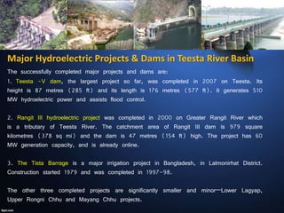 Teesta River (Past, Present and Future Prospect) | PPTX