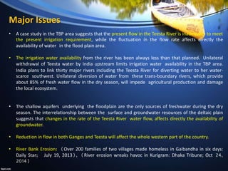 Teesta River (Past, Present and Future Prospect) | PPTX
