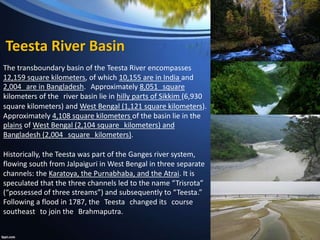 Teesta River (Past, Present and Future Prospect) | PPTX