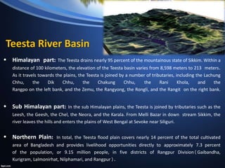 Teesta River (Past, Present and Future Prospect) | PPTX