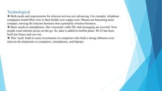 Telecommunication Industry overview | PPT