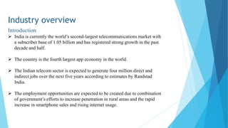 Telecommunication Industry overview | PPT