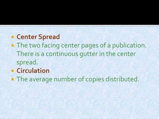 Presentation on terminology of advertising | PPTX