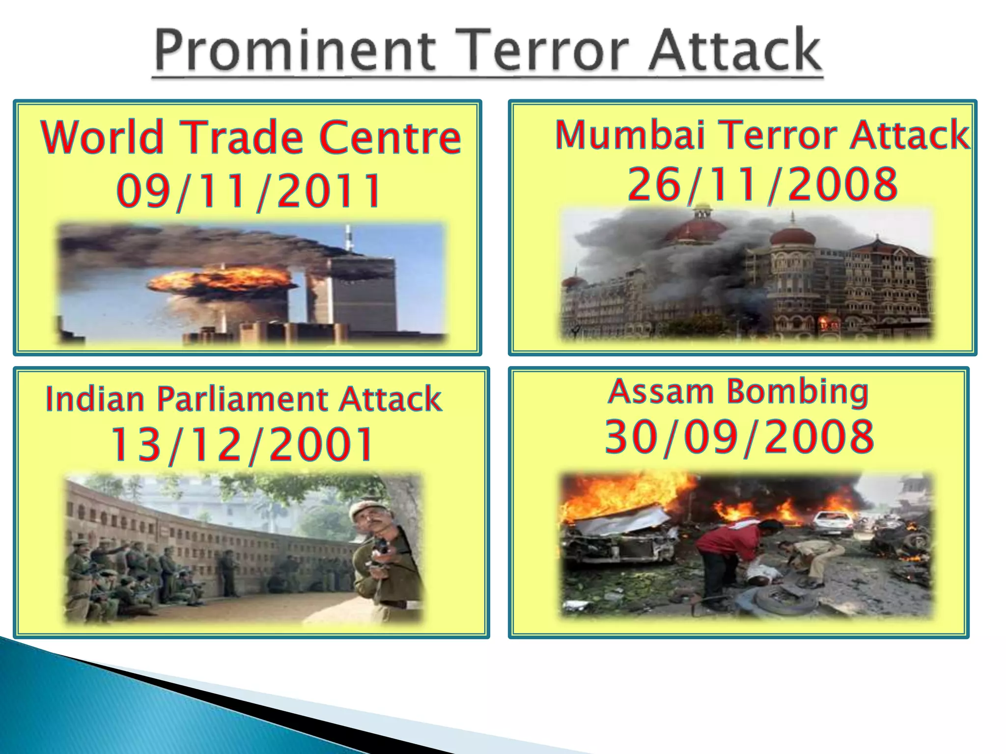 Presentation on terrorism | PPTX