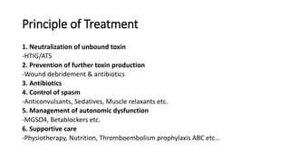 Presentation on Tetanus Disease | PDF
