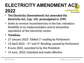 Presentation on the Electricity Amendment Act 2022.pptx