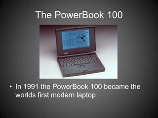 Presentation on the history of apple computers | PPTX