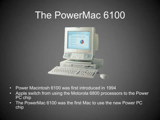 Presentation on the history of apple computers | PPTX