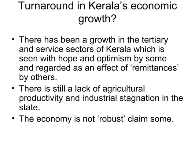Presentation on the kerala model of development | PPT | Economy ...