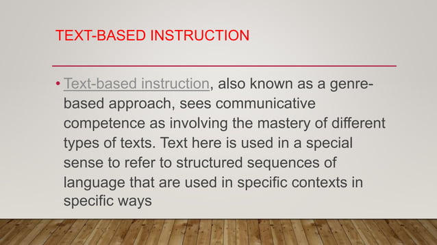 Presentation on theme:"product-based CLT approaches- text-based ...