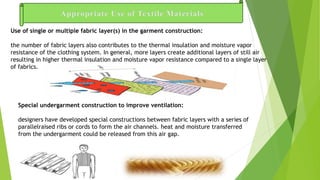 Thermal comfort in Clothing | PPTX