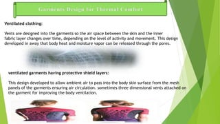 Thermal comfort in Clothing | PPTX