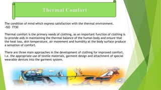 Thermal comfort in Clothing | PPTX