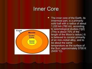 Presentation on the surface and interior of the earth | PPT | Geology ...