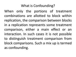 confounding 2*2 | PPTX