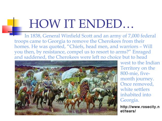 Presentation on the Trail of Tears | PPT