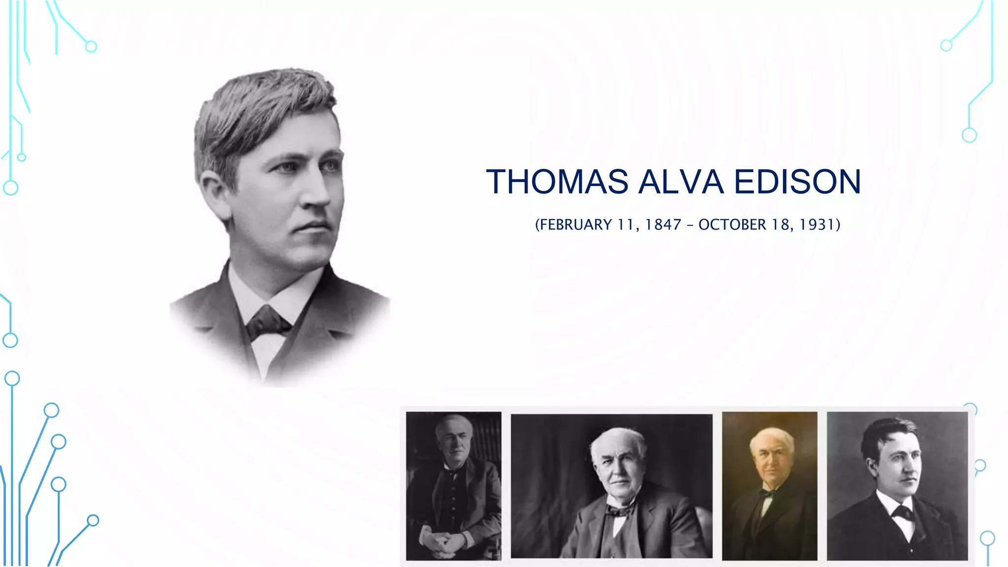 Presentation on Thomas Alba Edison | PPTX