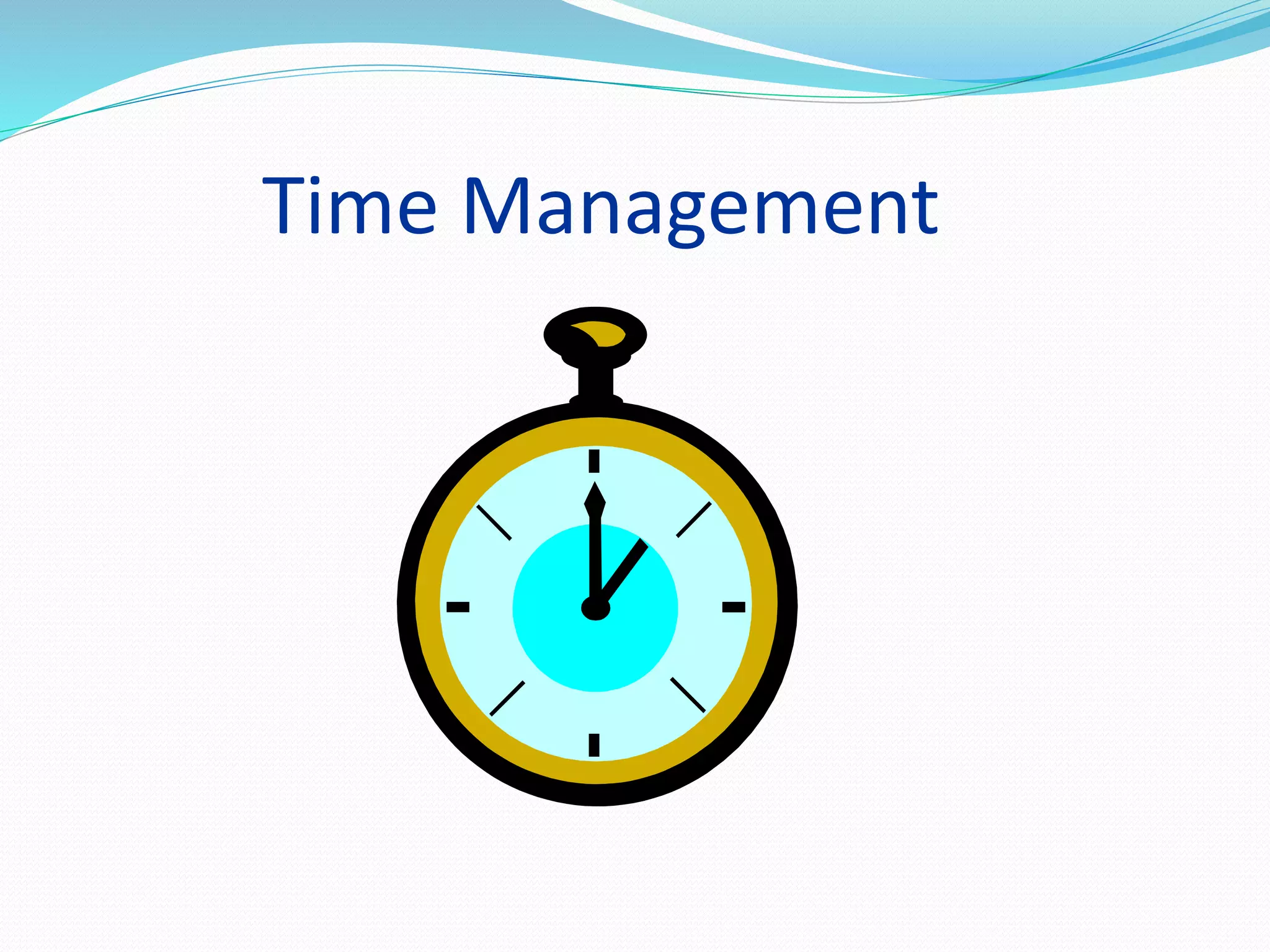 Presentation on time management | PPT