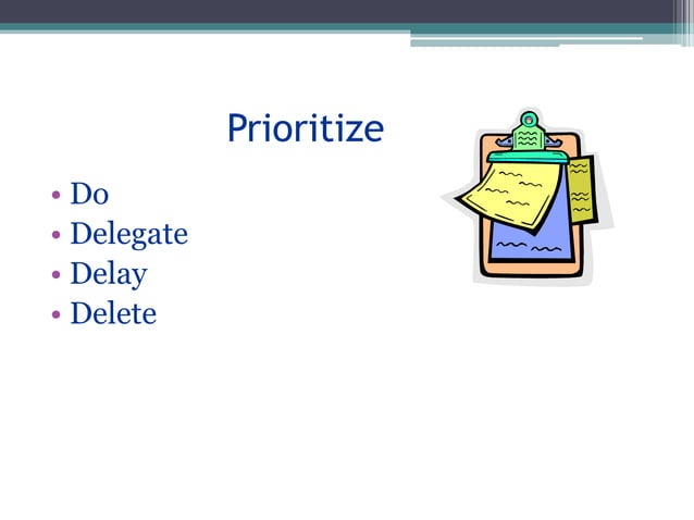 Presentation on time management | PPTX