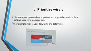Time Management ppt | PPTX
