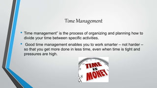 Time Management ppt | PPTX