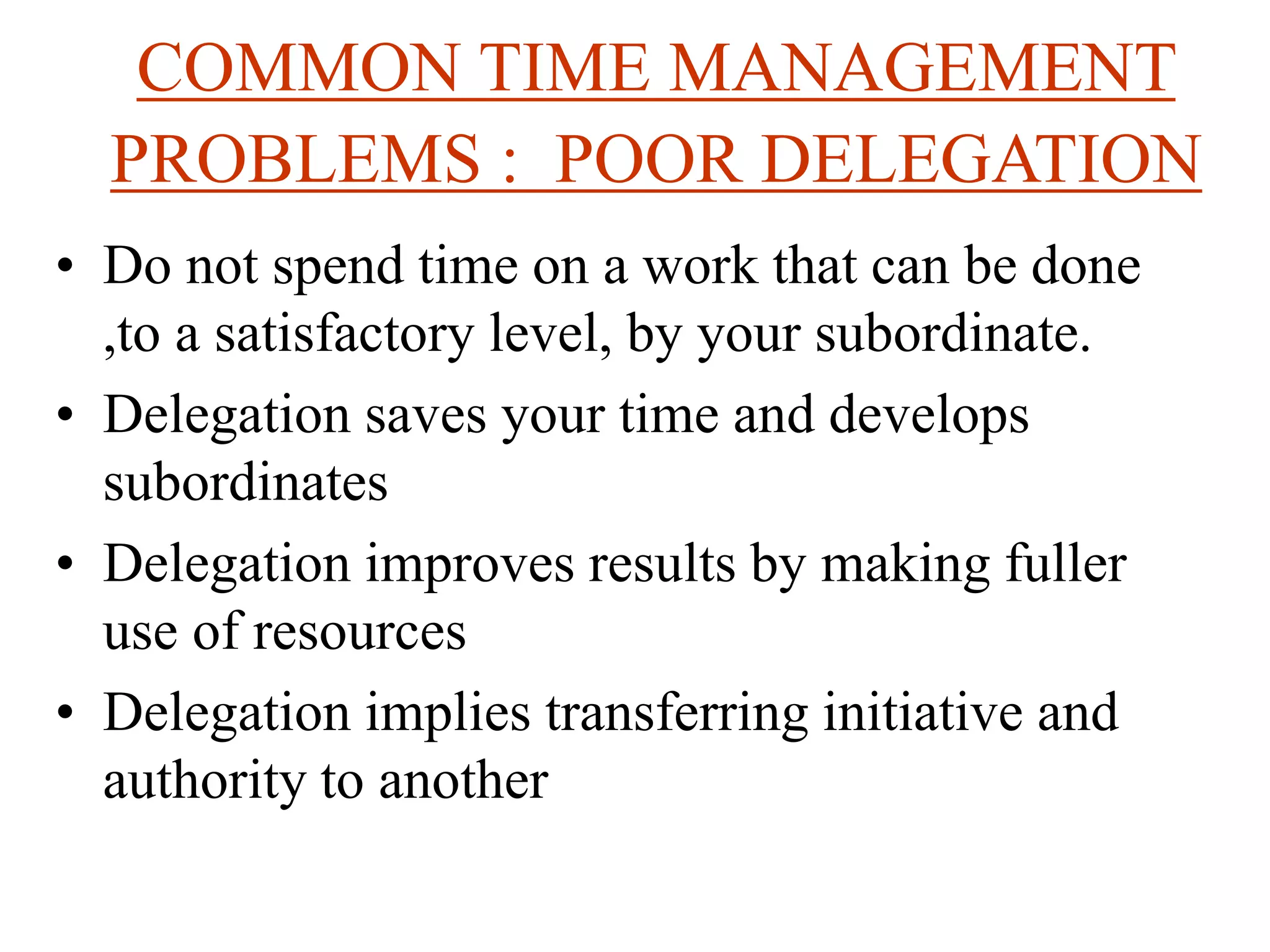 Presentation on time management 1 | PPT