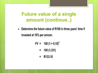 Presentation on Time value of money (Lecture 1).pptx
