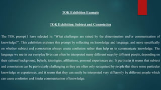 PRESENTATION ON TOK EXHIBITION FOR TEACHERS.pptx