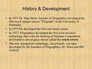PRESENTATION ON TOUCH TECHNOLOGY.ppt