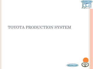 Presentation on toyota production system (tps) | PPT