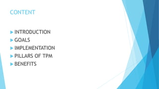 Presentation on tpm | PPTX | Business | Business and Finance