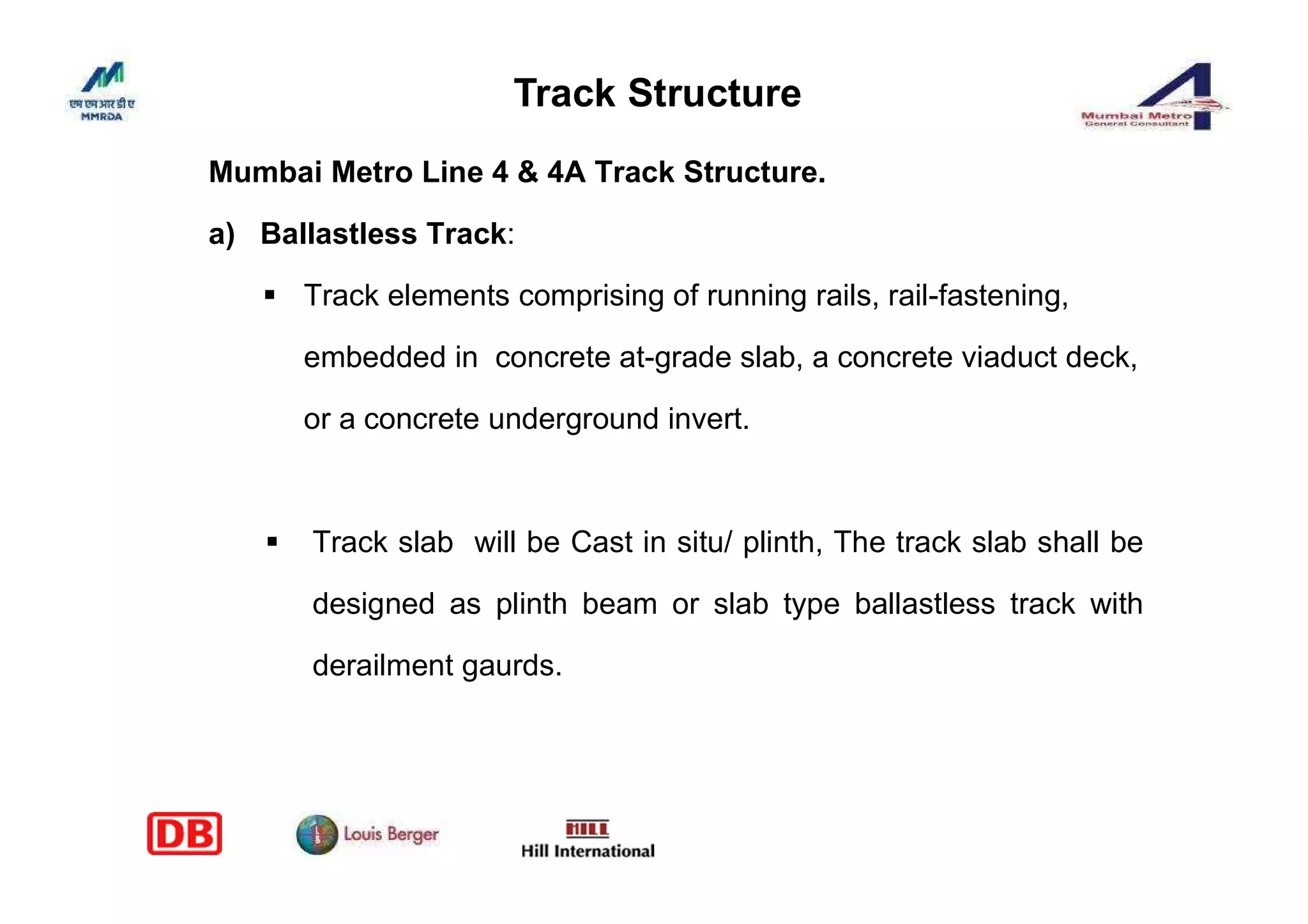 Presentation on track works | PDF