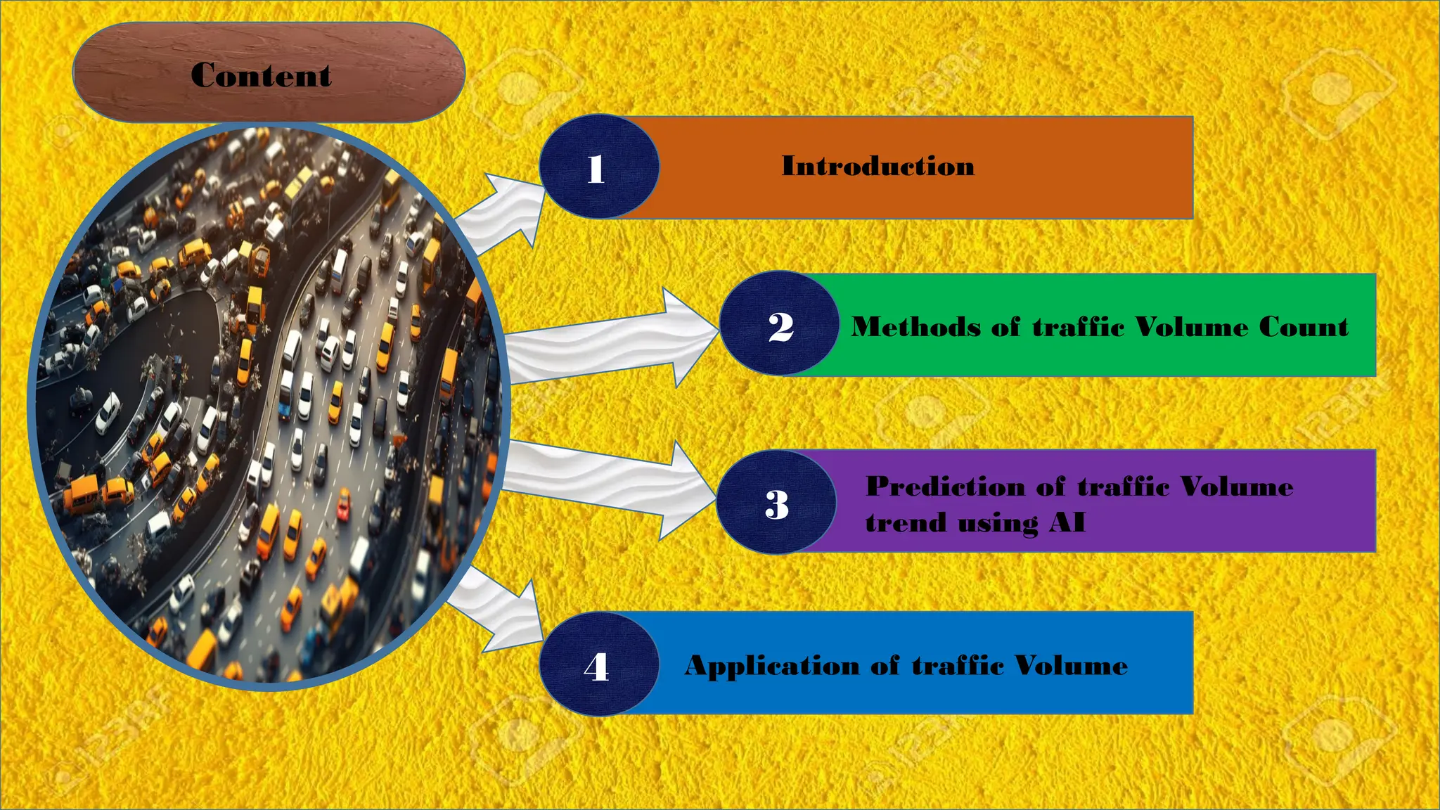 Presentation on traffic volume trend using AI.pptx