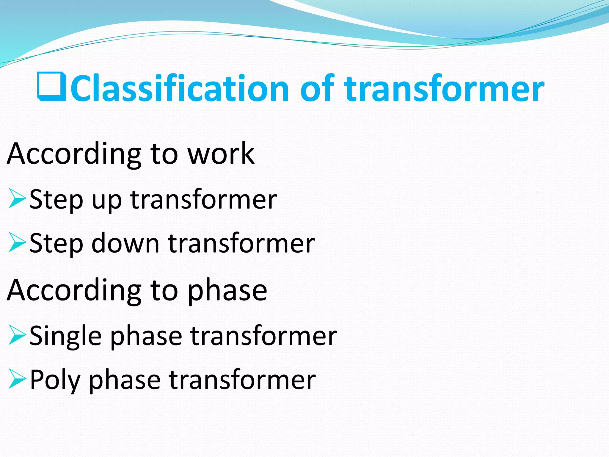 Presentation on transformer | PPTX