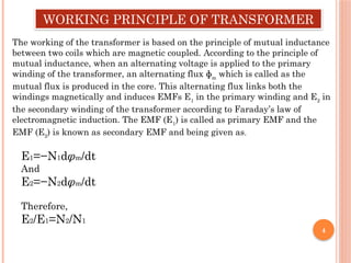 Presentation on Transformer.pptx and diffrent parts | PPTX