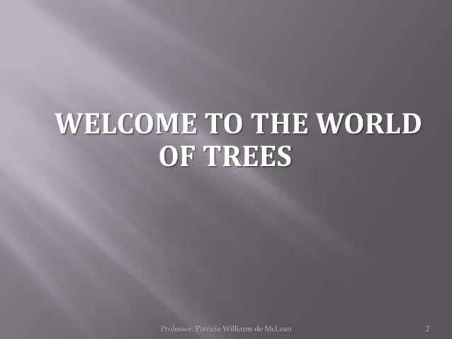 Presentation on trees | PPTX