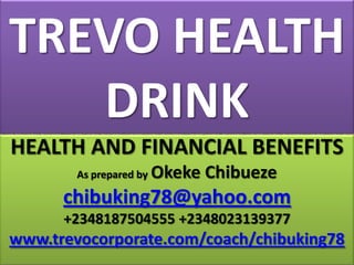 Presentation on trevo health drink 1 | PPSX