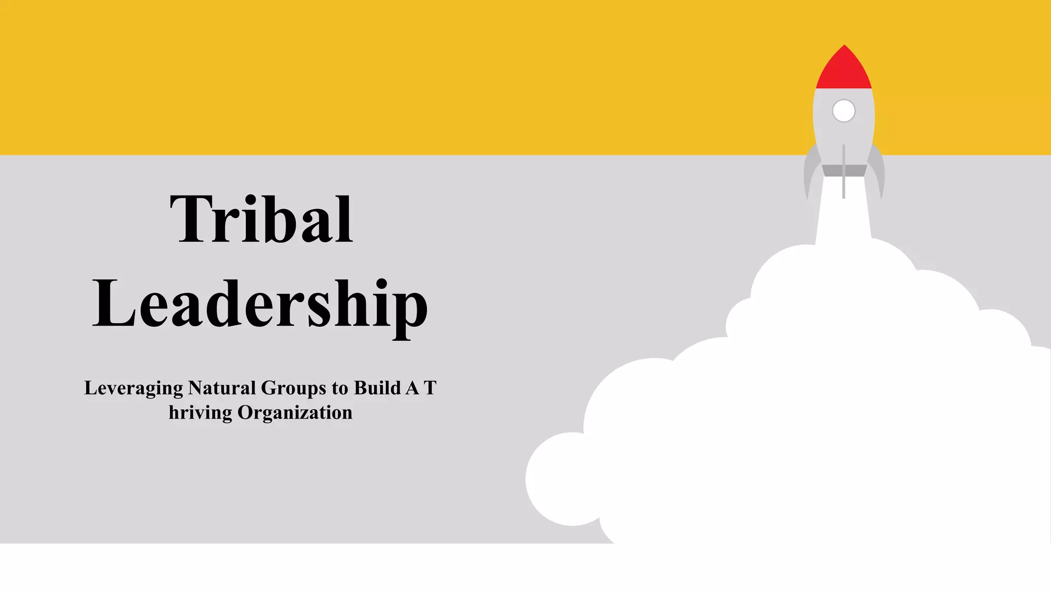 Presentation on tribal leadership | PPTX
