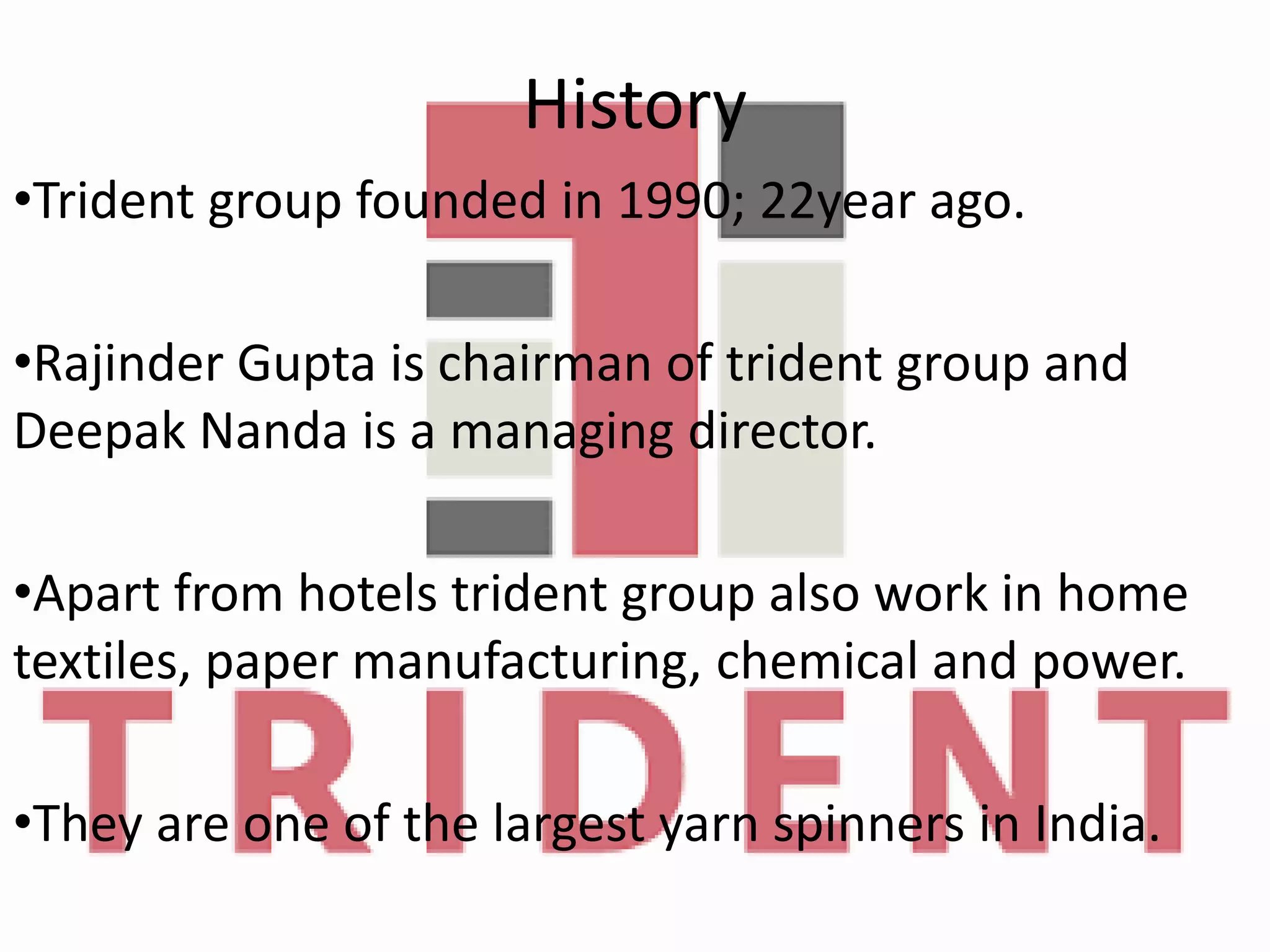 Trident udaipur | PPTX