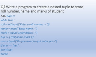 PRESENTATION ON TUPLES.pptx