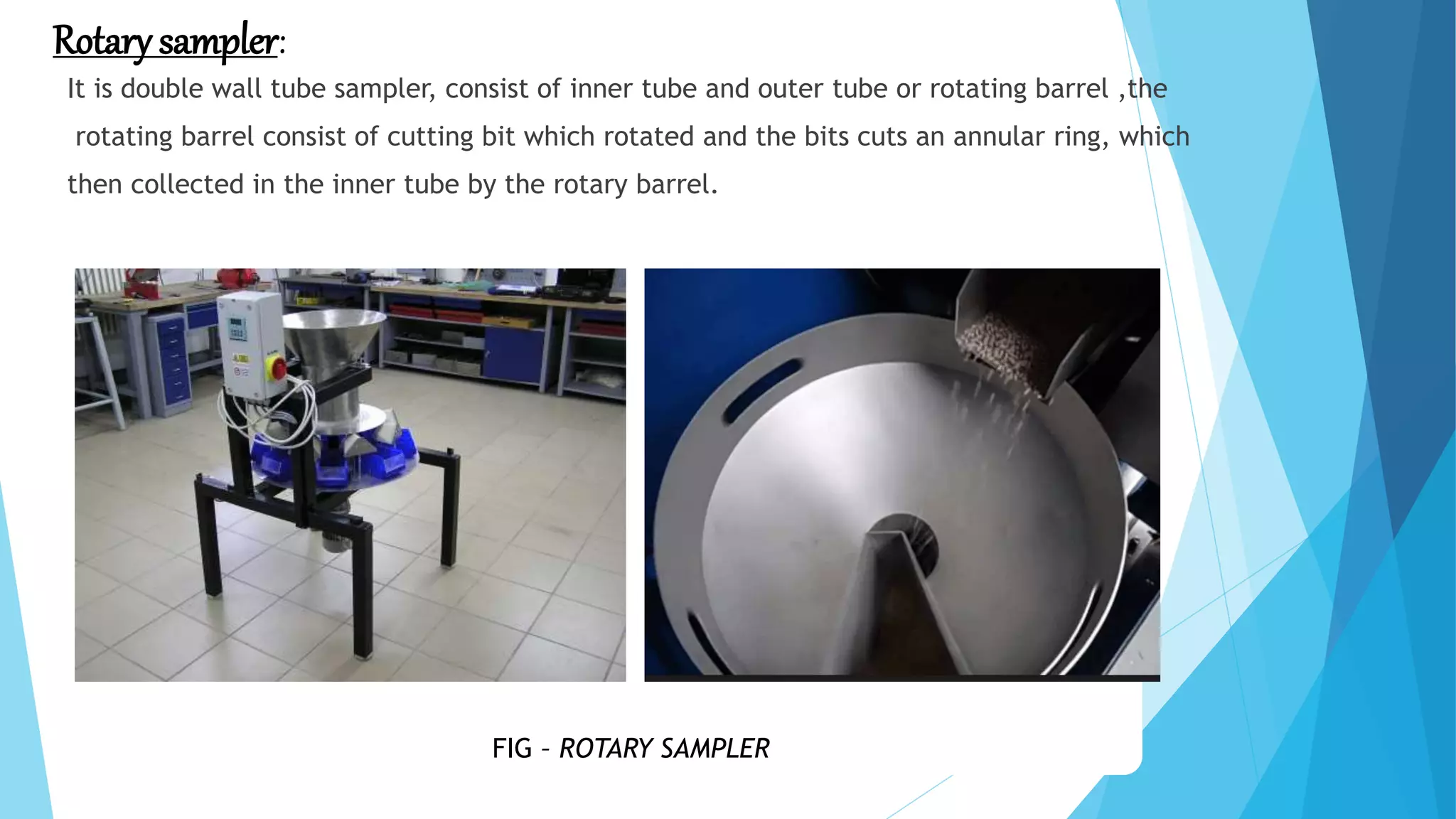 Presentation on type of sample and sampler in geotechnical engineering ...